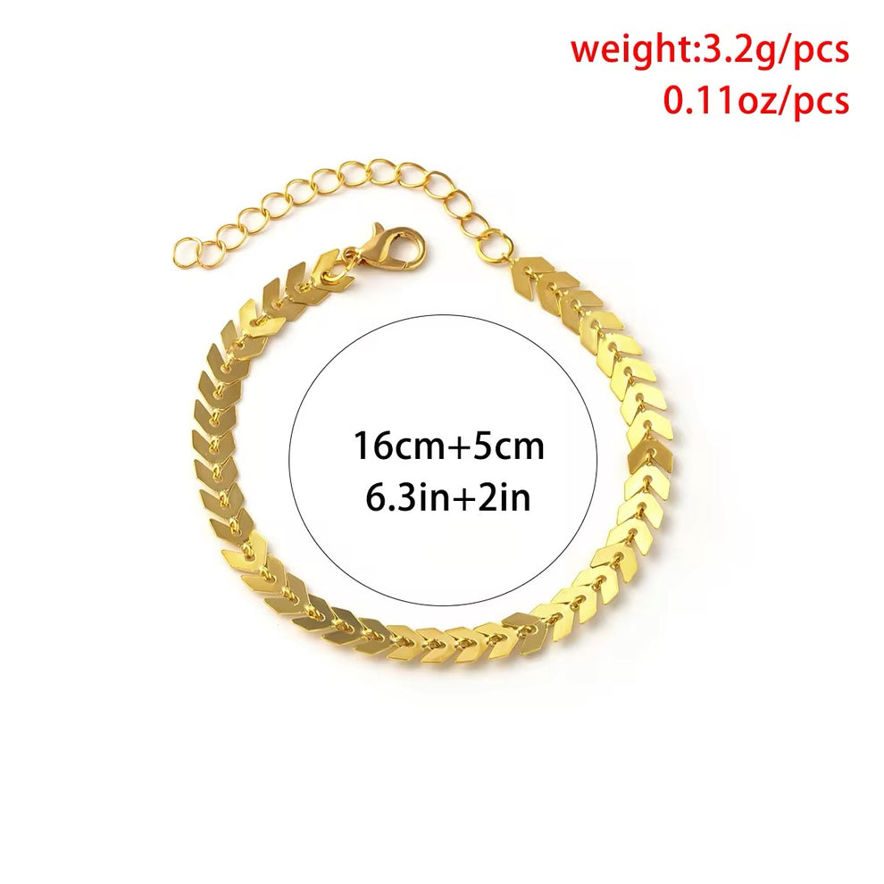 Rome Aesthetic Fishbone Airplane Bracelet – LUNARITY GARAGE