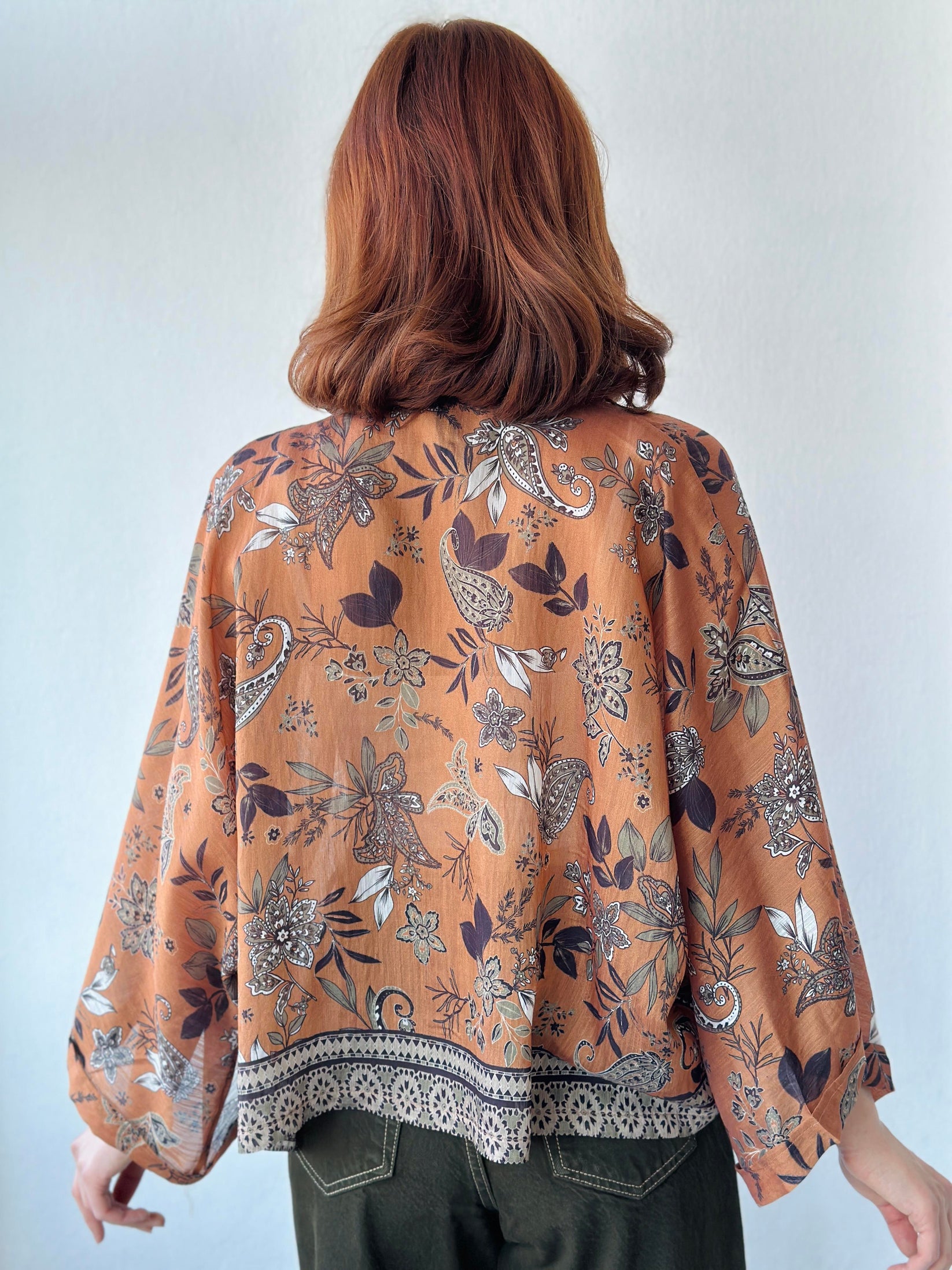 Mandarin Dream Mini Kimono – LUNARITY GARAGE