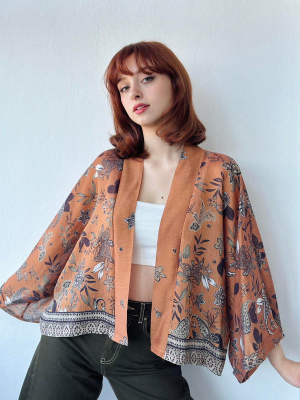 Mandarin Dream Mini Kimono – LUNARITY GARAGE