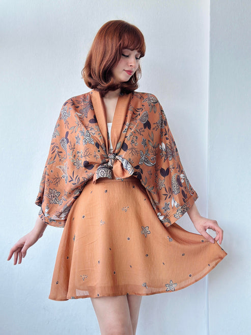 Mandarin Dream Mini Kimono – LUNARITY GARAGE